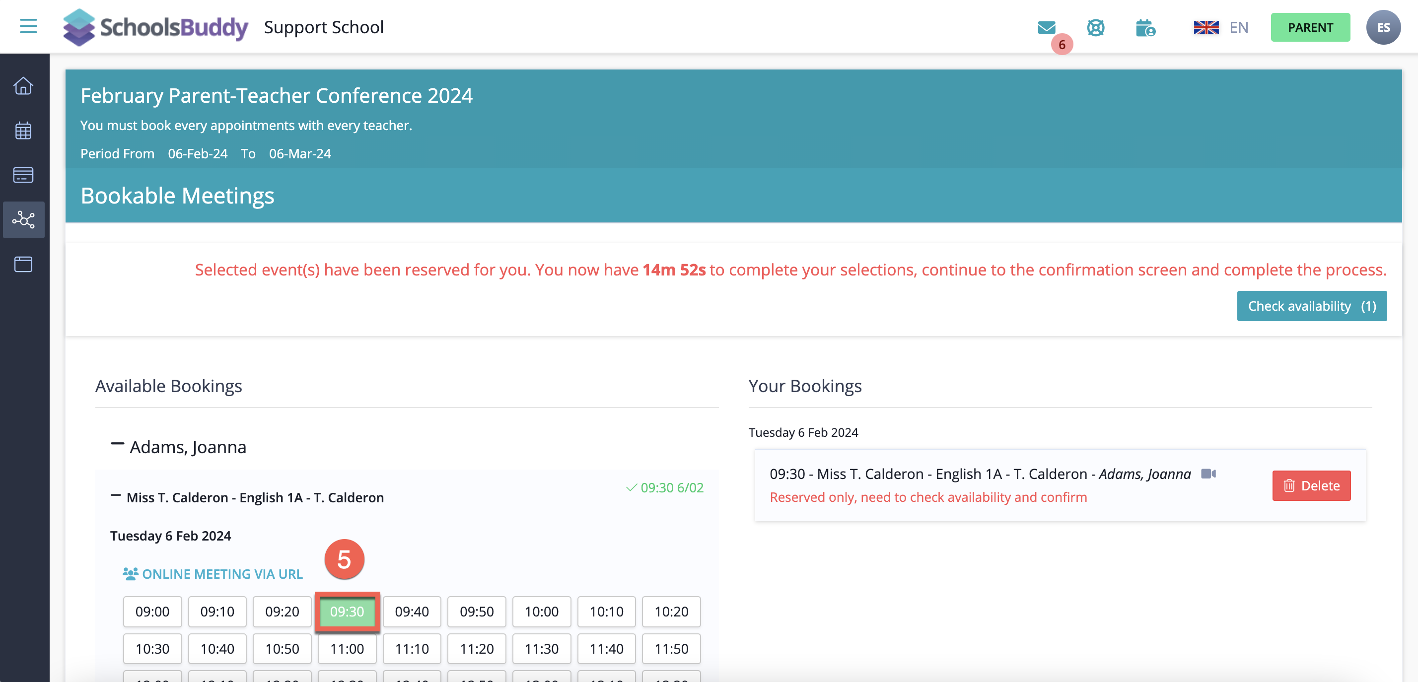 Making a Parents Evening / Parent Conference Booking and Joining the Meeting Online ...